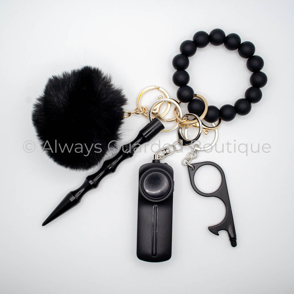 Black Widow Defender: Stylish and Secure Safety Keychain for Fearless ...
